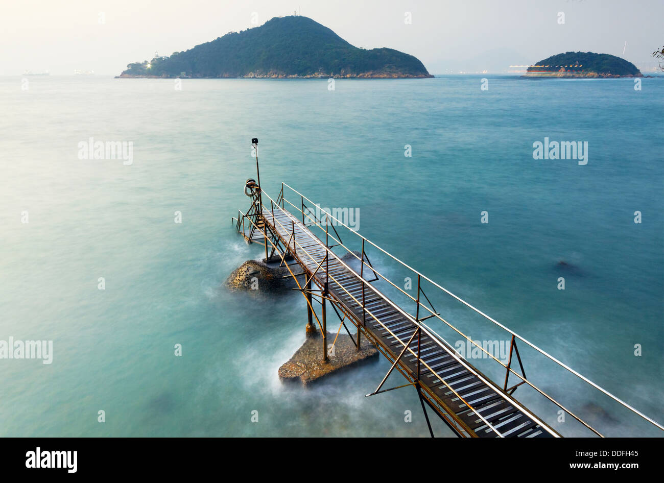 Bathing pavilion , famous place in hongkong Stock Photo - Alamy