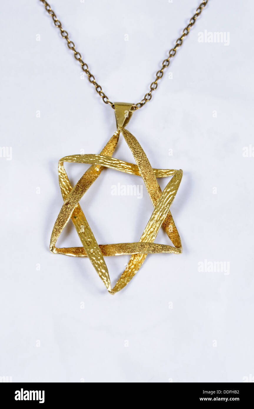 Star david chain hi-res stock photography and images - Alamy