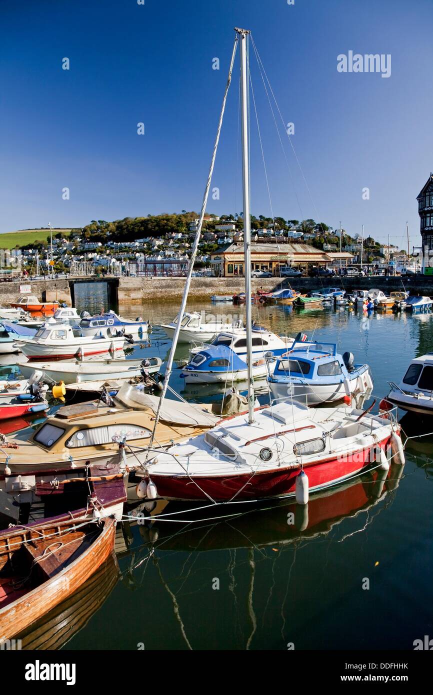 England Devon Dartmouth Quay and The Old Station Stock Photo - Alamy