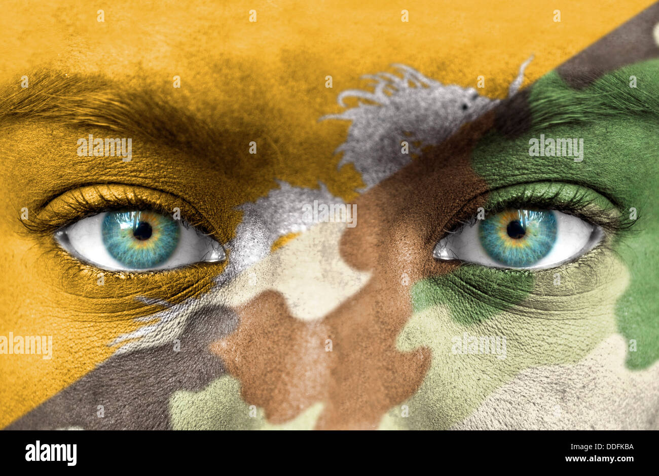 Soldier from Bhutan Stock Photo - Alamy