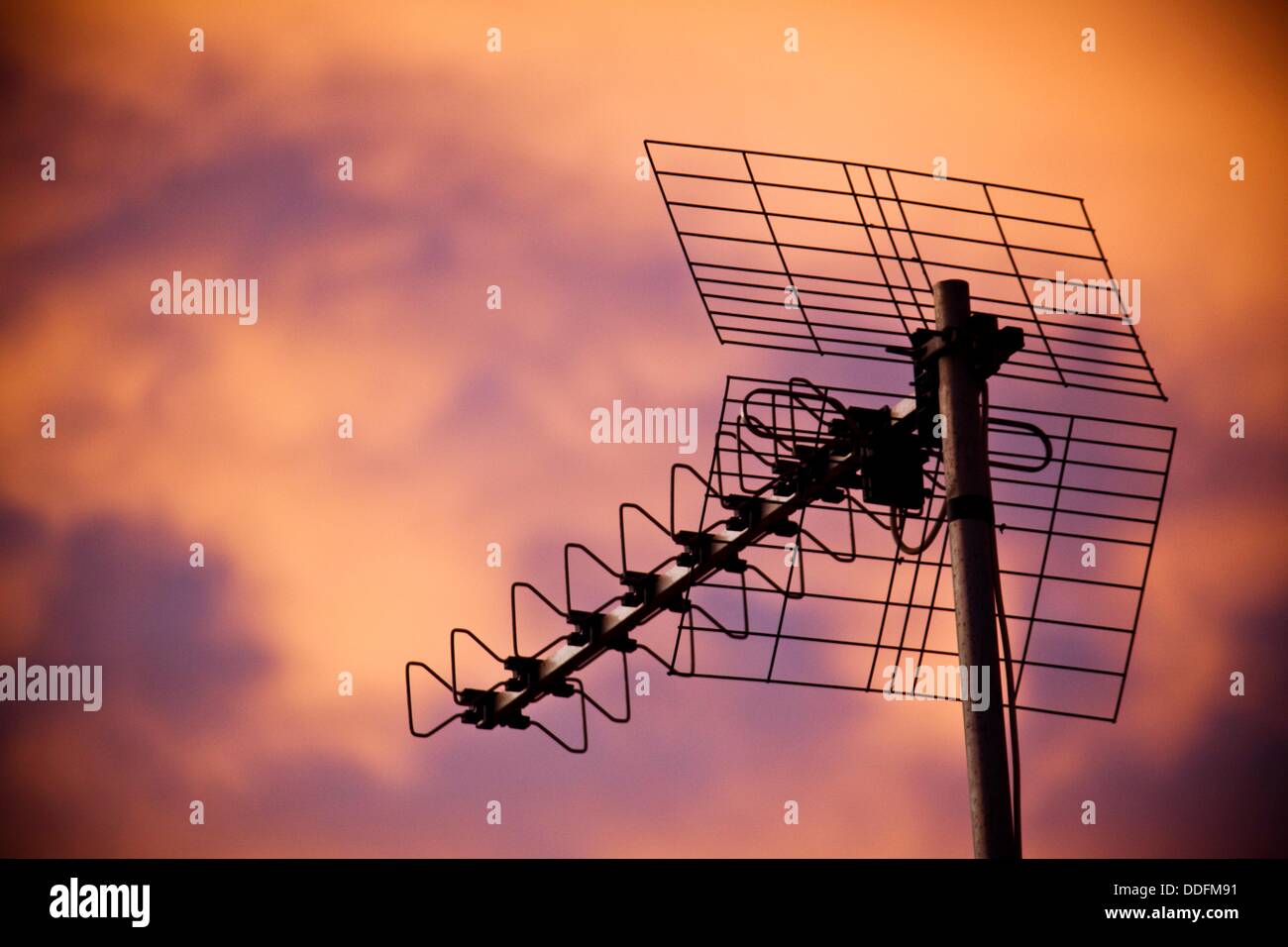 Purple antenna hi-res stock photography and images - Alamy