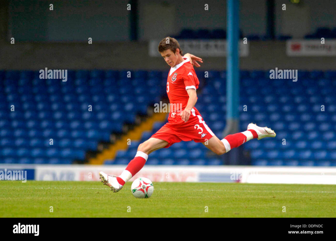 Welsh under 21 player Gareth Bale (Southampton) during the Wales U21 v ...