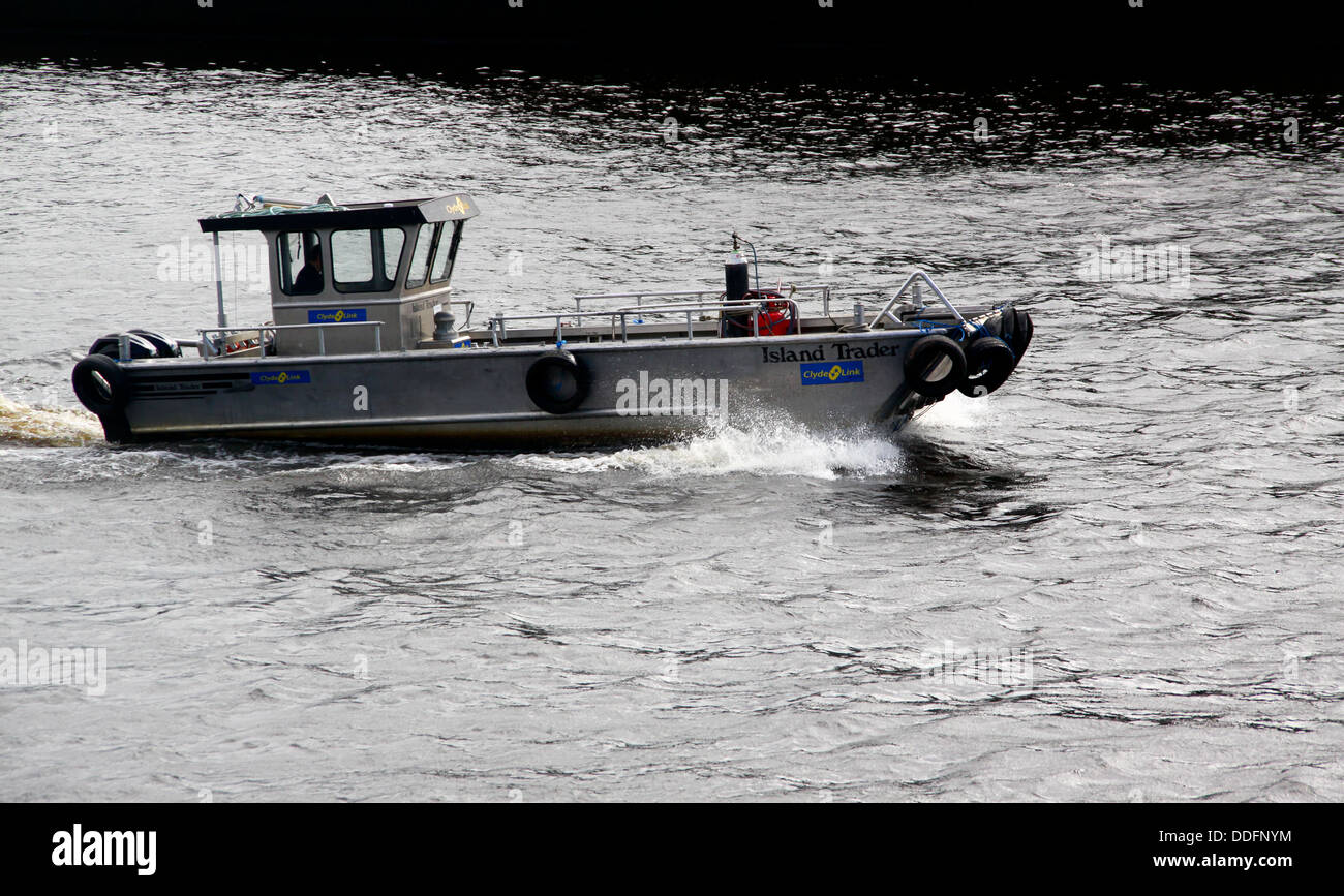 Clyde Link Island Trader Renfrew Yoker Ferry Glasgow Stock Photo - Alamy