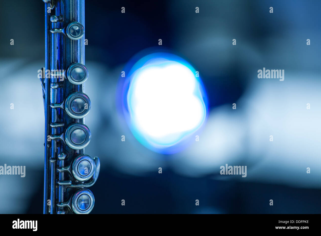 Flute - music background. Classic music concert concept Stock Photo - Alamy