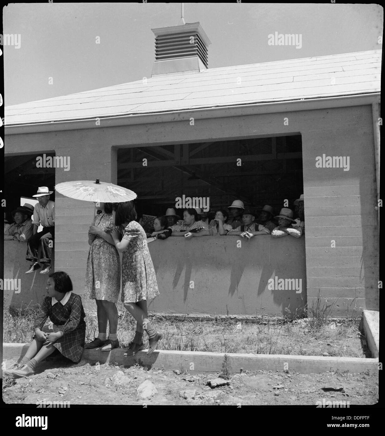 Relocation centers Black and White Stock Photos & Images - Alamy