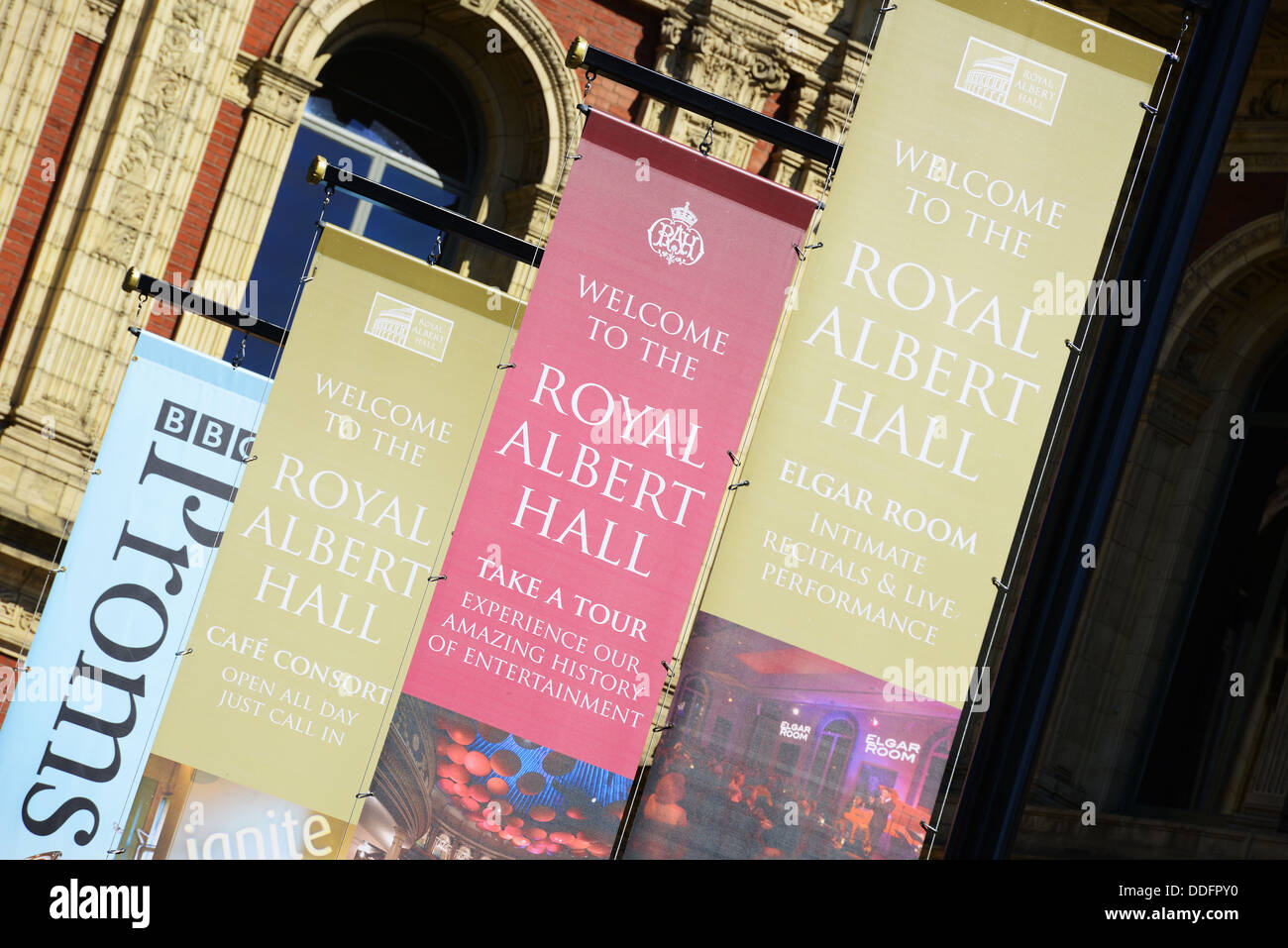 Royal Albert Hall sign, London, England, UK Stock Photo - Alamy