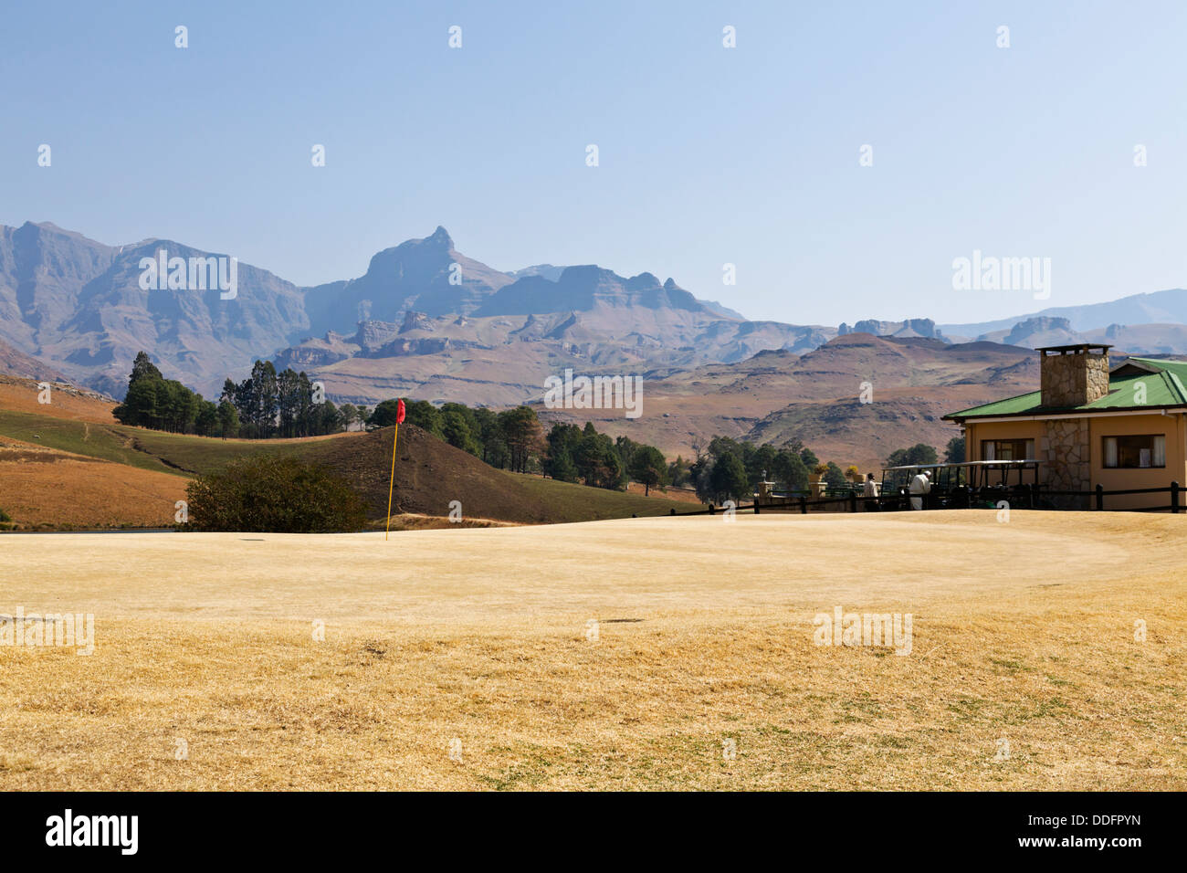 A high altitude golf course Stock Photo - Alamy