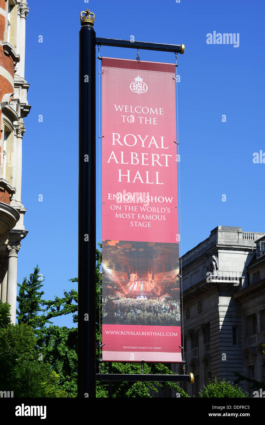 Royal Albert Hall sign, London, England, UK Stock Photo - Alamy
