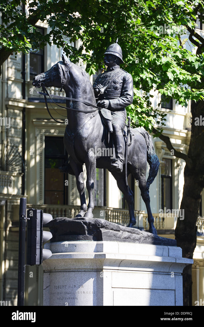 Field Marshal Robert Napier statue, London, England, UK Stock Photo - Alamy