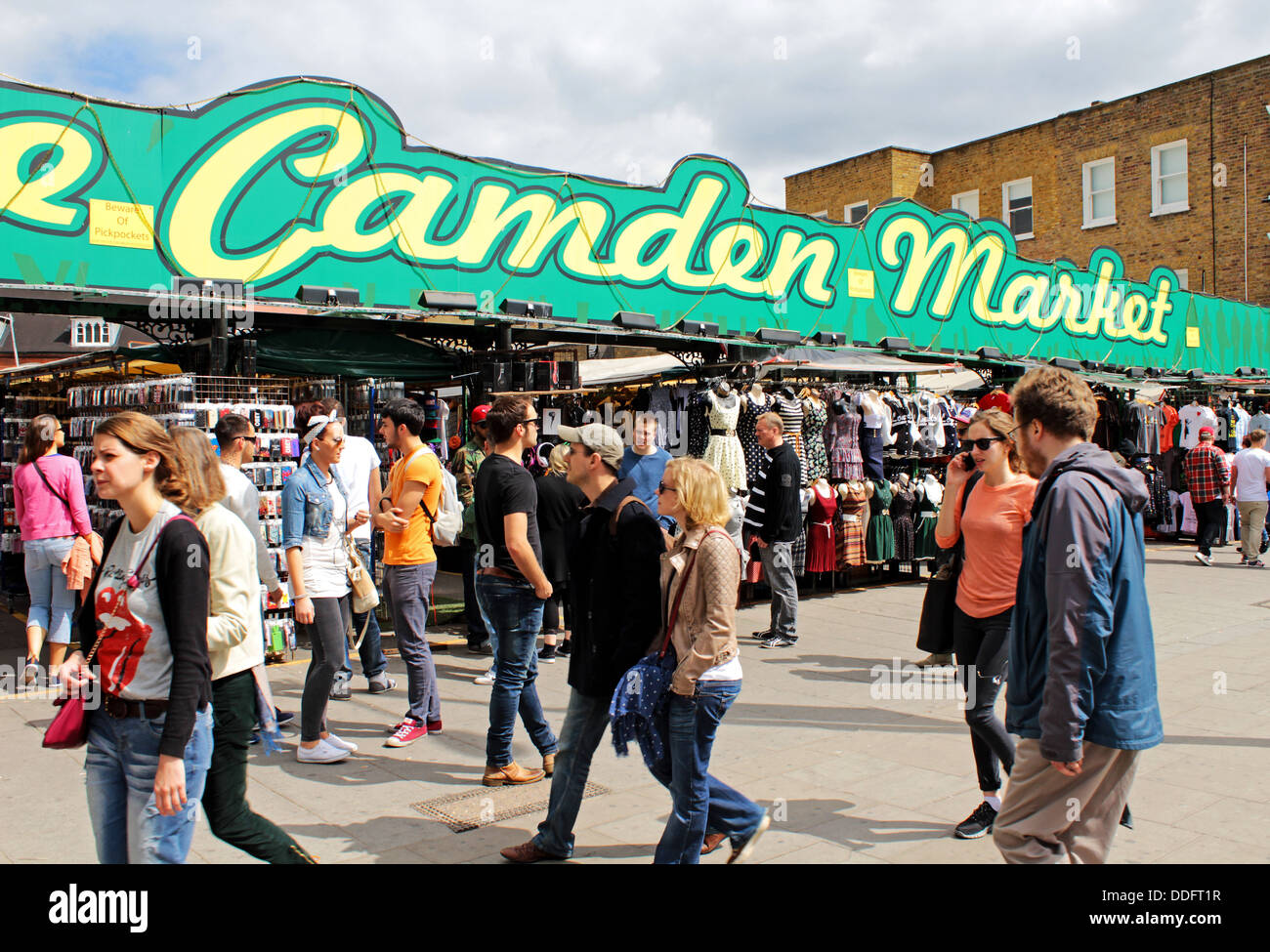 The Camden Market, Camden Town, London, Britain, UK Stock Photo - Alamy