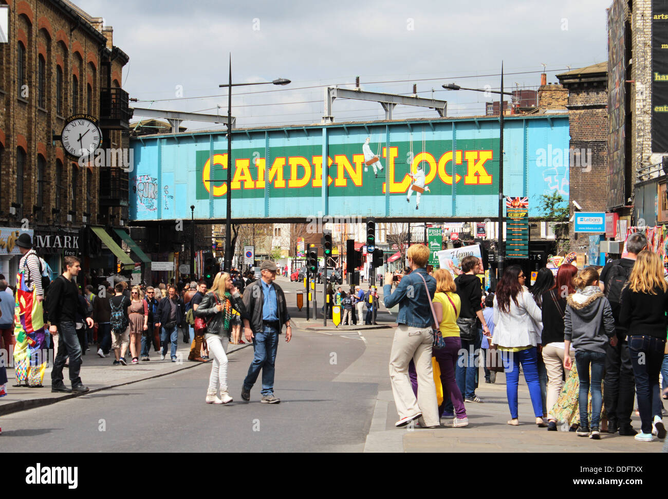 Railway Bridge Camden Town London High Resolution Stock Photography and ...