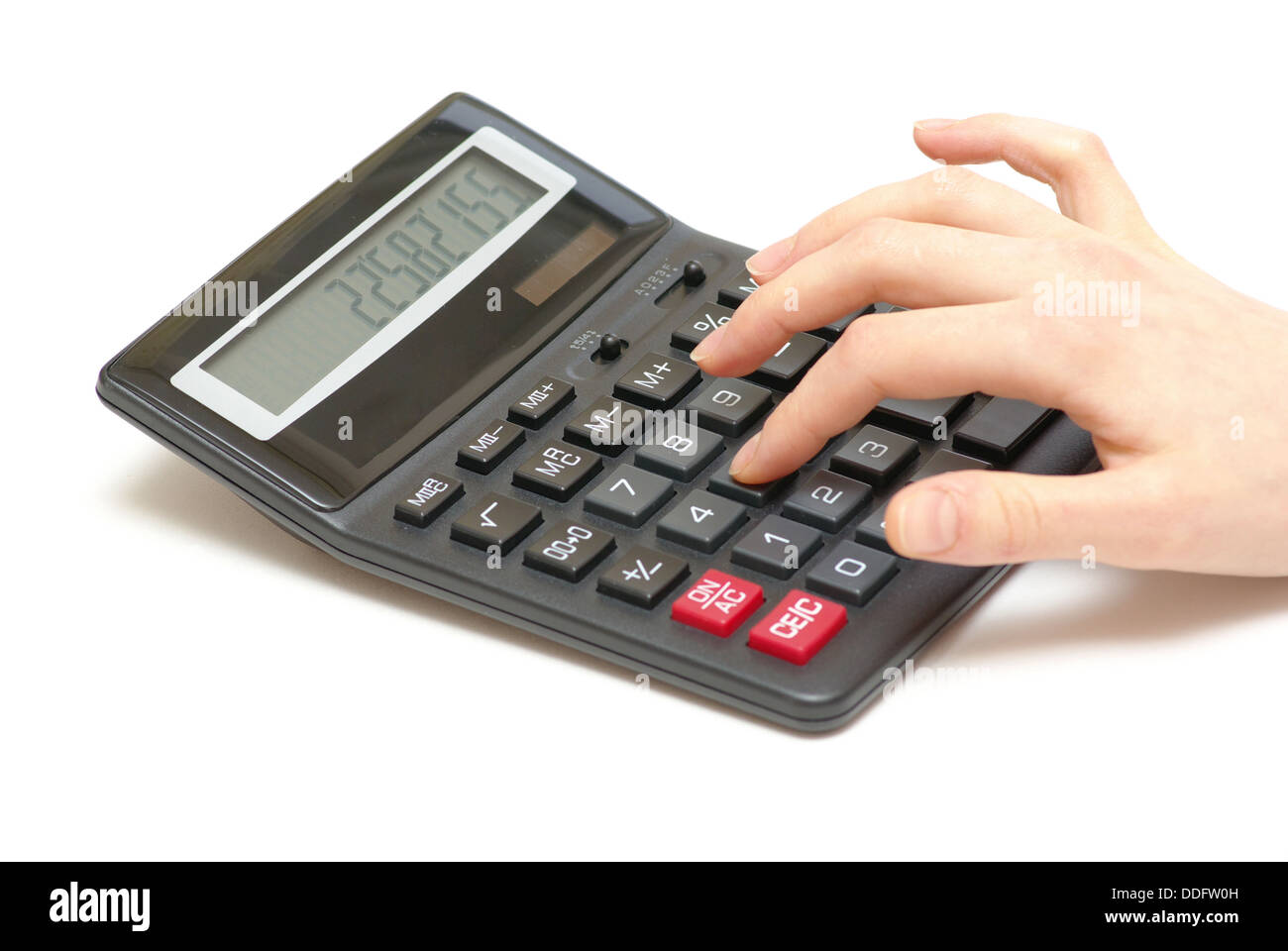 Calculate button hi-res stock photography and images - Alamy