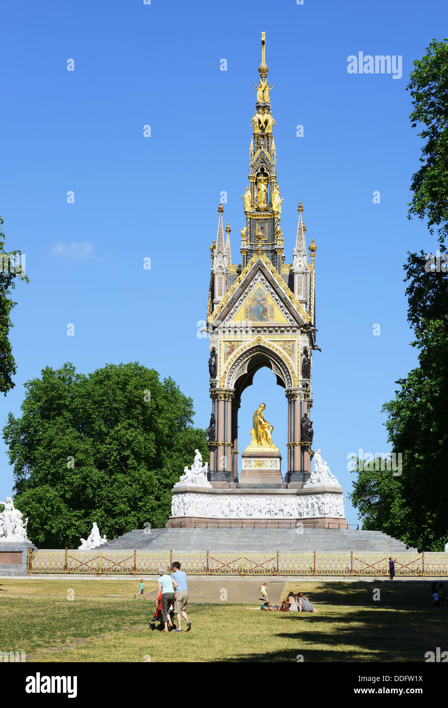 The Albert Memorial, Kensington Gardens, London, England, UK Stock Photo - Alamy