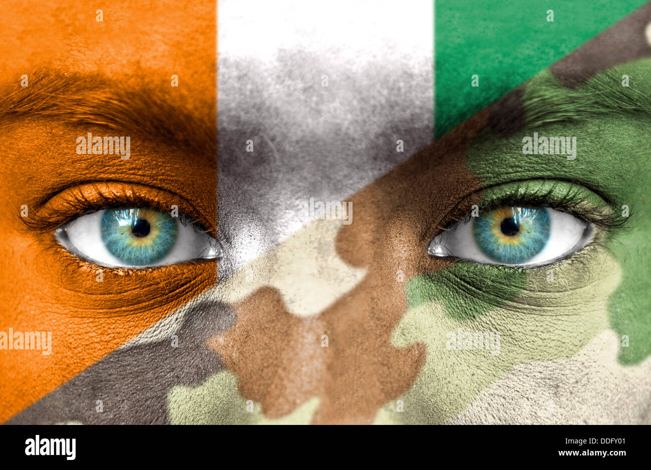 Soldier from Ivory Coast Stock Photo - Alamy