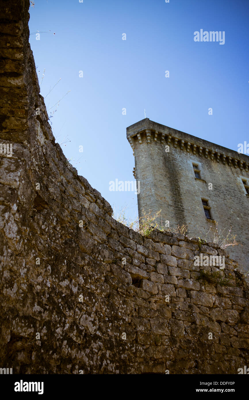 Castle of Bonaguil (France Stock Photo - Alamy