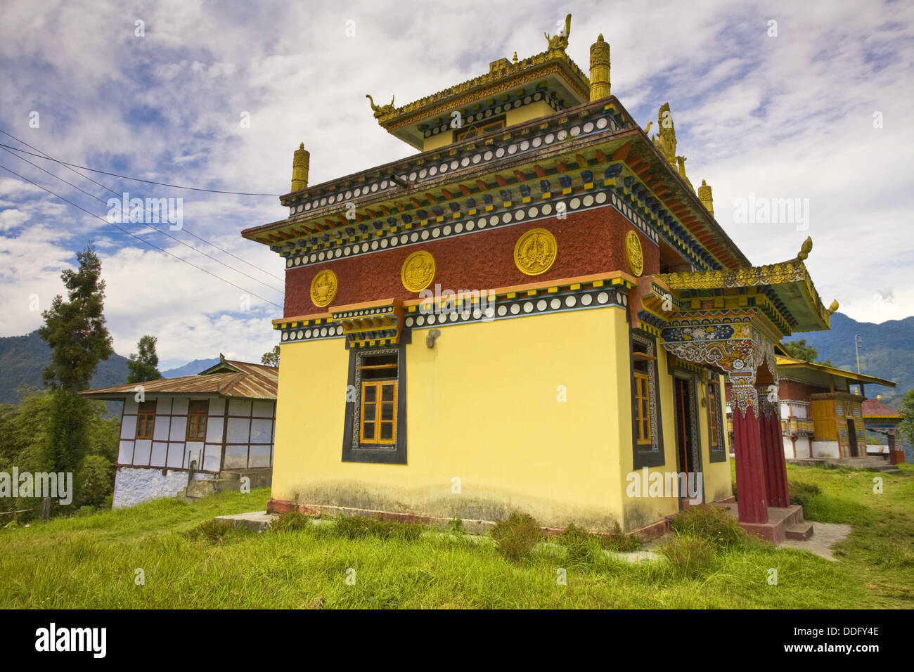 India, Sikkim, Tashiding, Tashiding Gompa Stock Photo - Alamy
