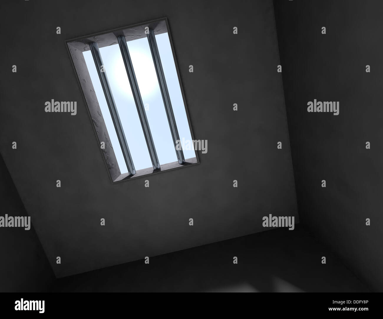 Barred jail door hi-res stock photography and images - Alamy