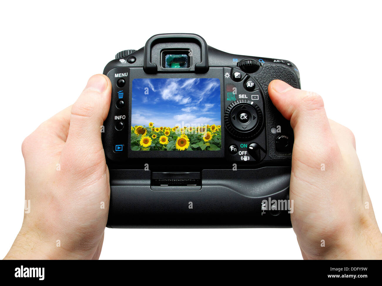 camera in hand Stock Photo - Alamy