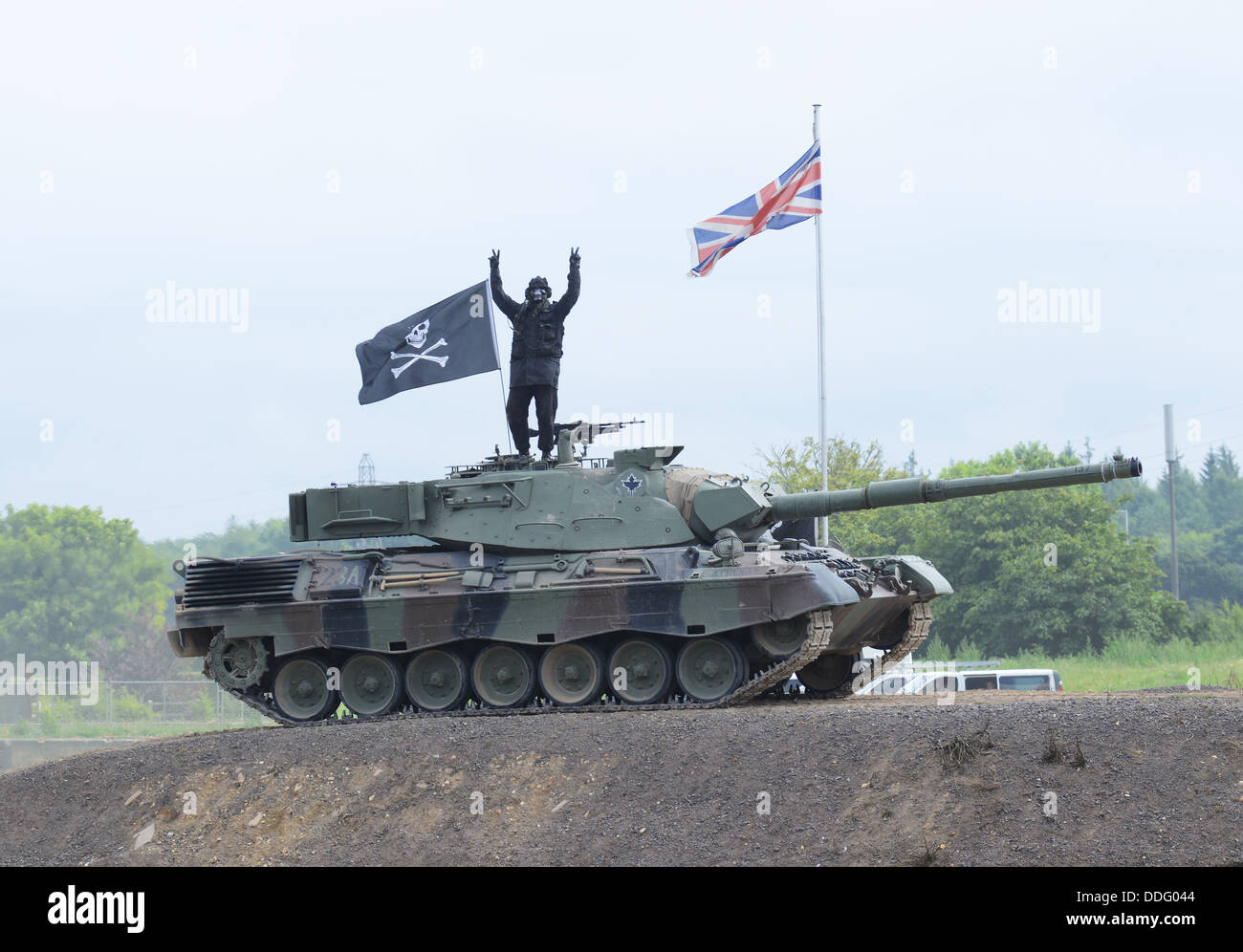 Leopard C2 Tank at Bovington Tank Museum, Dorset, Britain, UK Stock ...