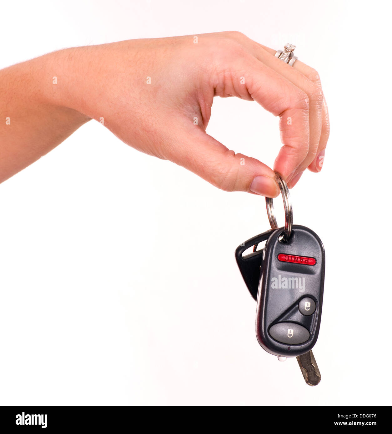 Keys in Hand Stock Photo - Alamy