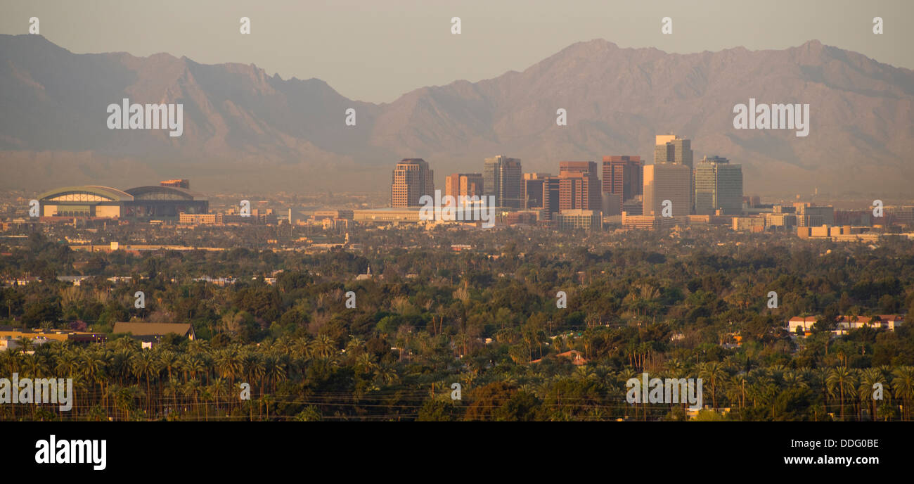 Downtown phoenix haze hi-res stock photography and images - Alamy
