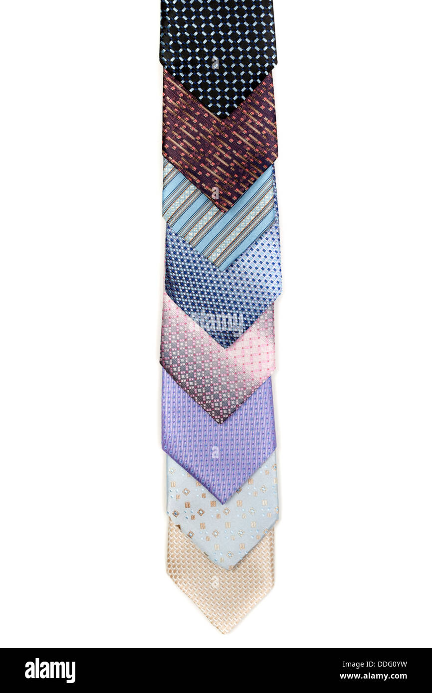 Modern tie isolated on white background Stock Photo - Alamy
