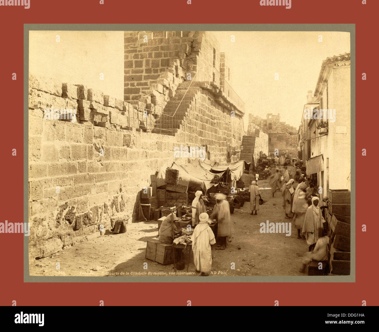 Tebessa, Ramparts of the Byzantine Citadel, interior view, Algiers ...
