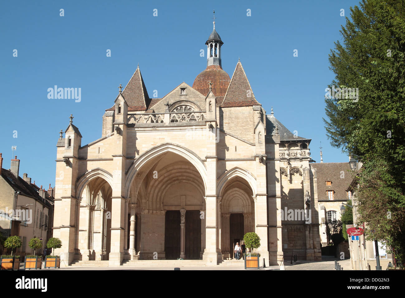 Notre Dame Cathedral in Beaune France Stock Photo - Alamy