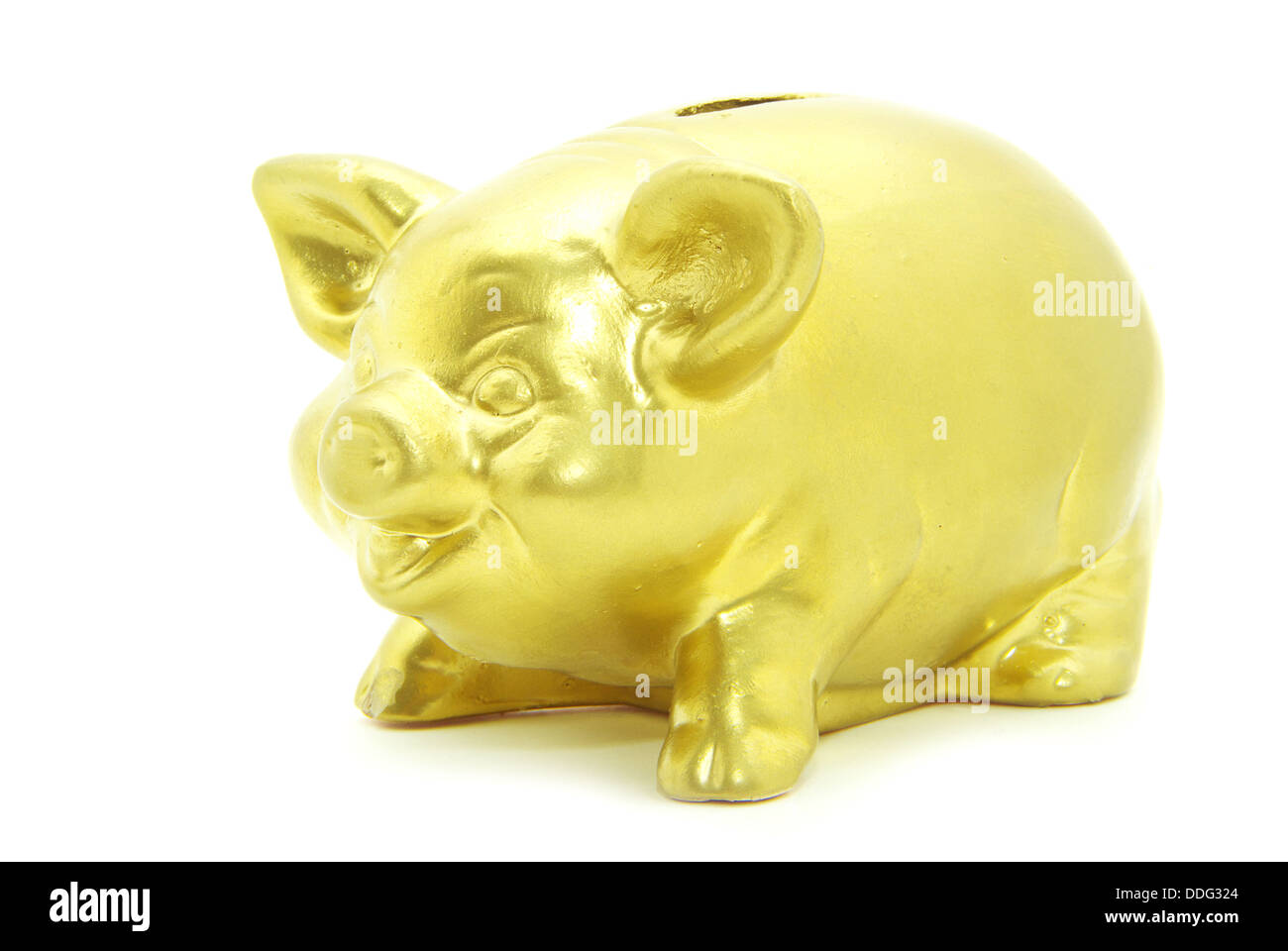 golden piggy bank Stock Photo - Alamy