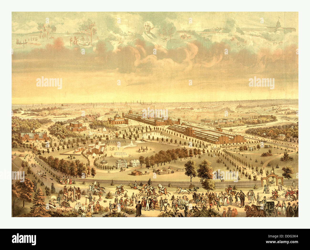 Philadelphia exposition of 1876 hi-res stock photography and images - Alamy