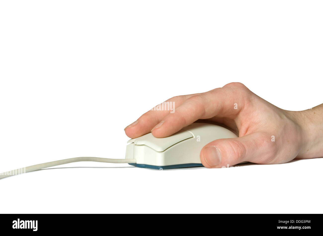 White computer mouse Stock Photo - Alamy
