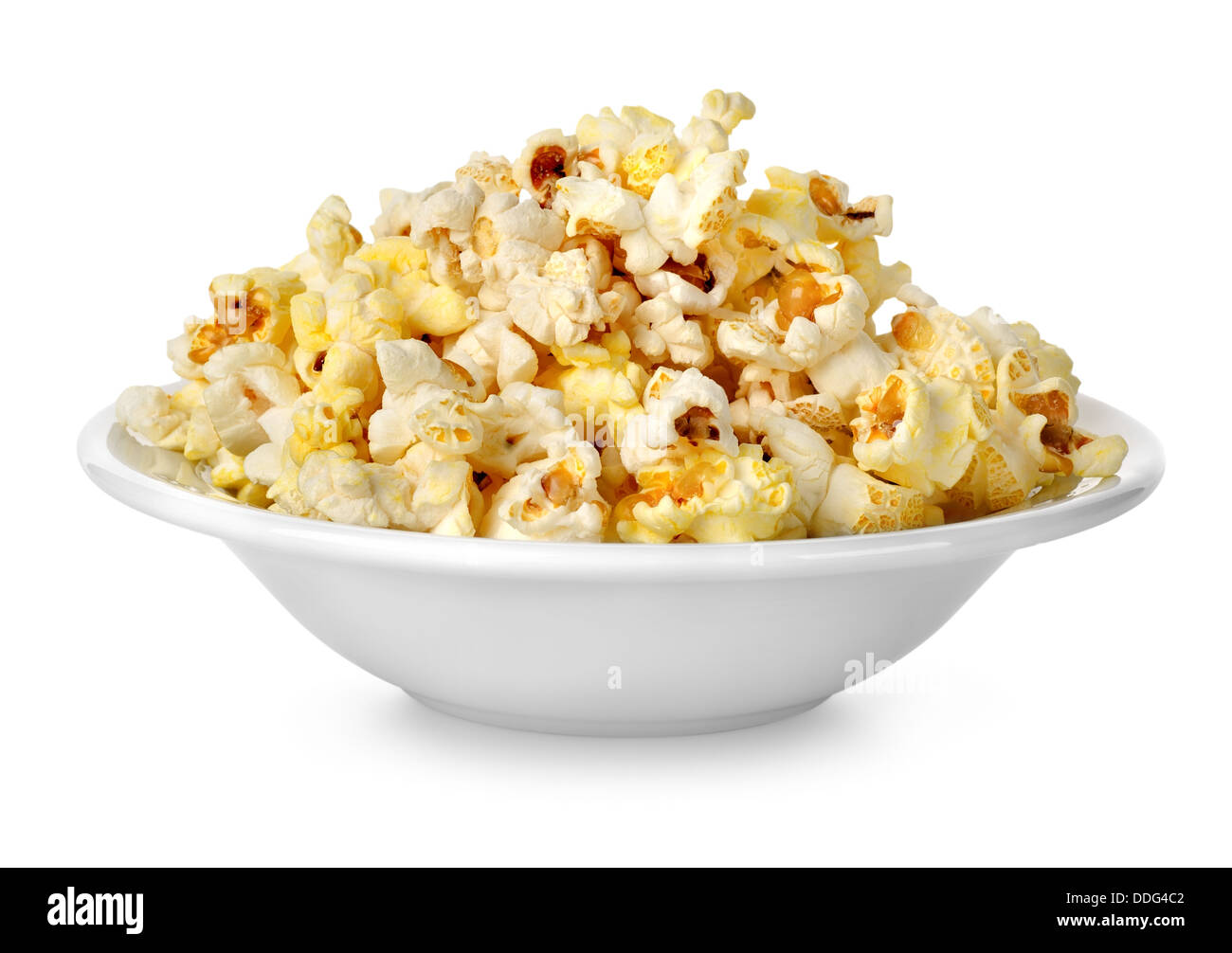 Popcorn in a plate Stock Photo - Alamy