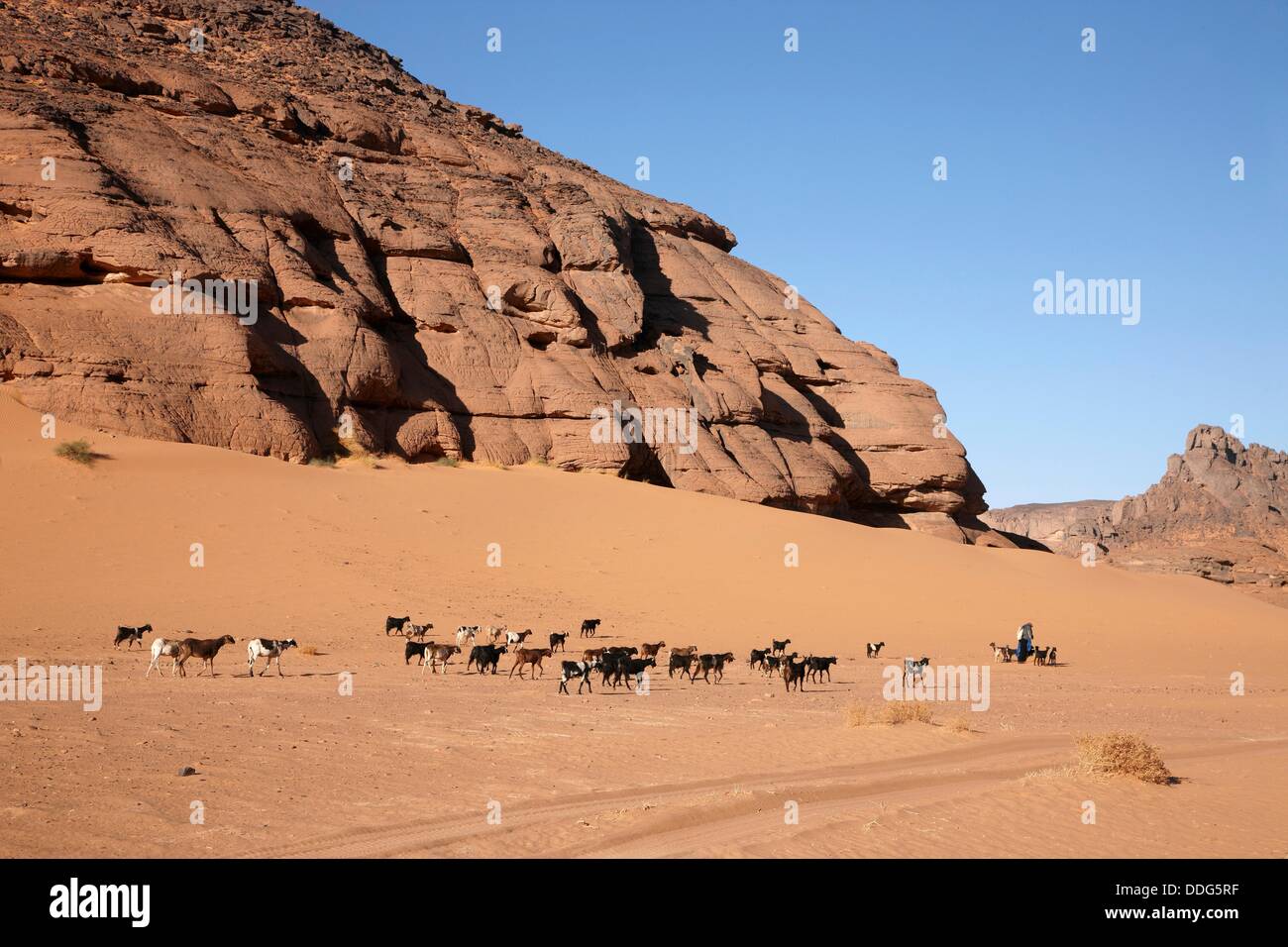 Wadi Tashwinat, Akakus National Park, Ghat, Libya Stock Photo - Alamy