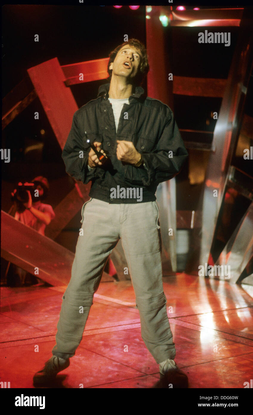 BEE GEES - Robin Gibb (1949-2012) about 1975 Stock Photo - Alamy