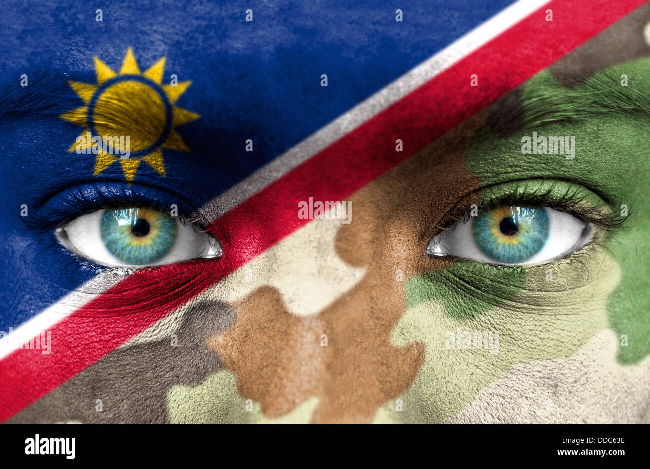 Soldier from Namibia Stock Photo - Alamy