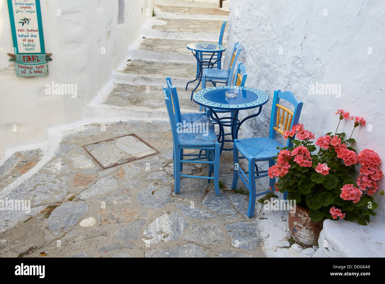 Greece, Cyclades islands, Amorgos, Hora or Chora city Stock Photo - Alamy