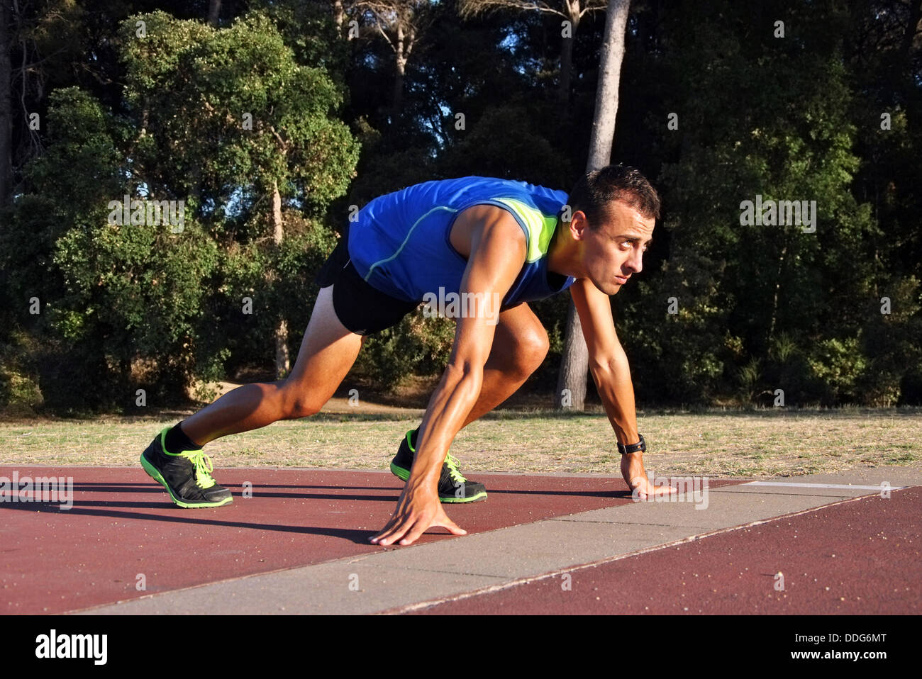 young athlete after doing a long race Stock Photo - Alamy