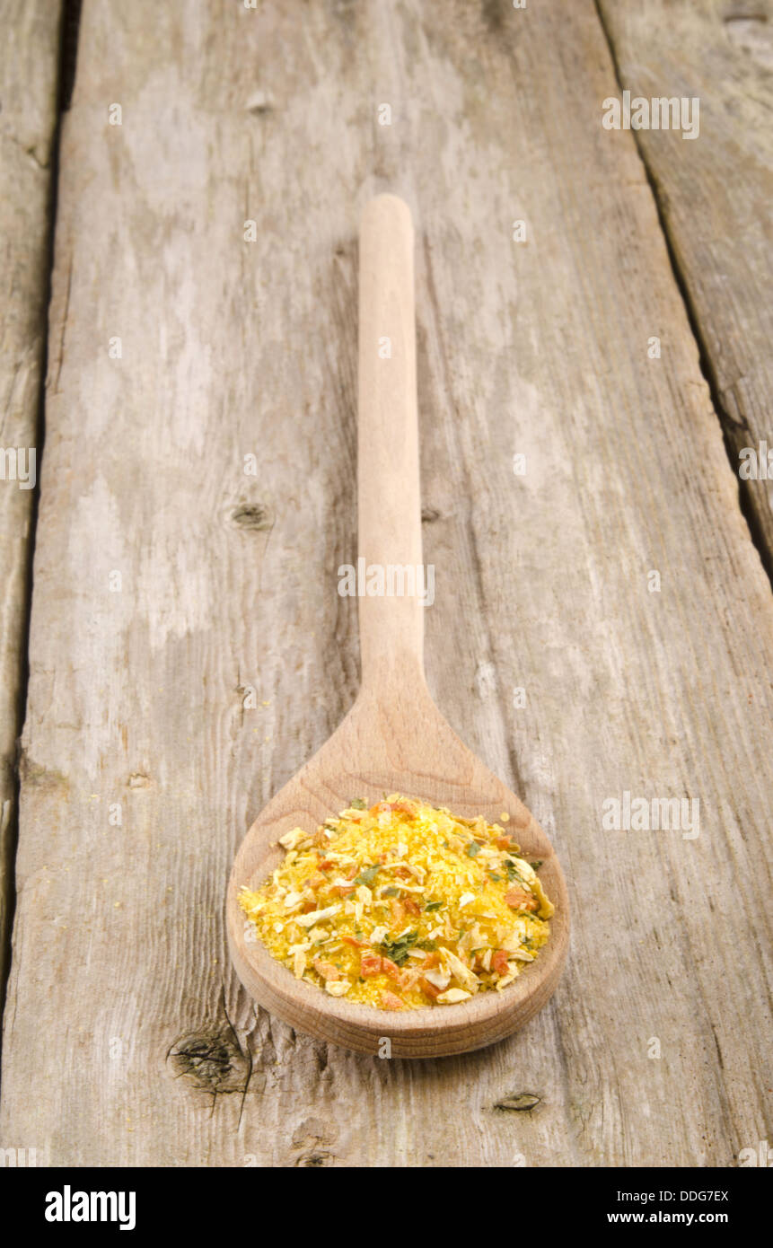 all purpose seasoning on a spoon Stock Photo - Alamy