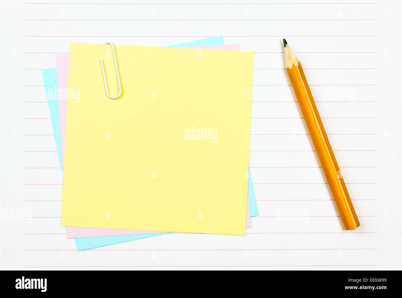 Book post it notes Cut Out Stock Images & Pictures - Alamy