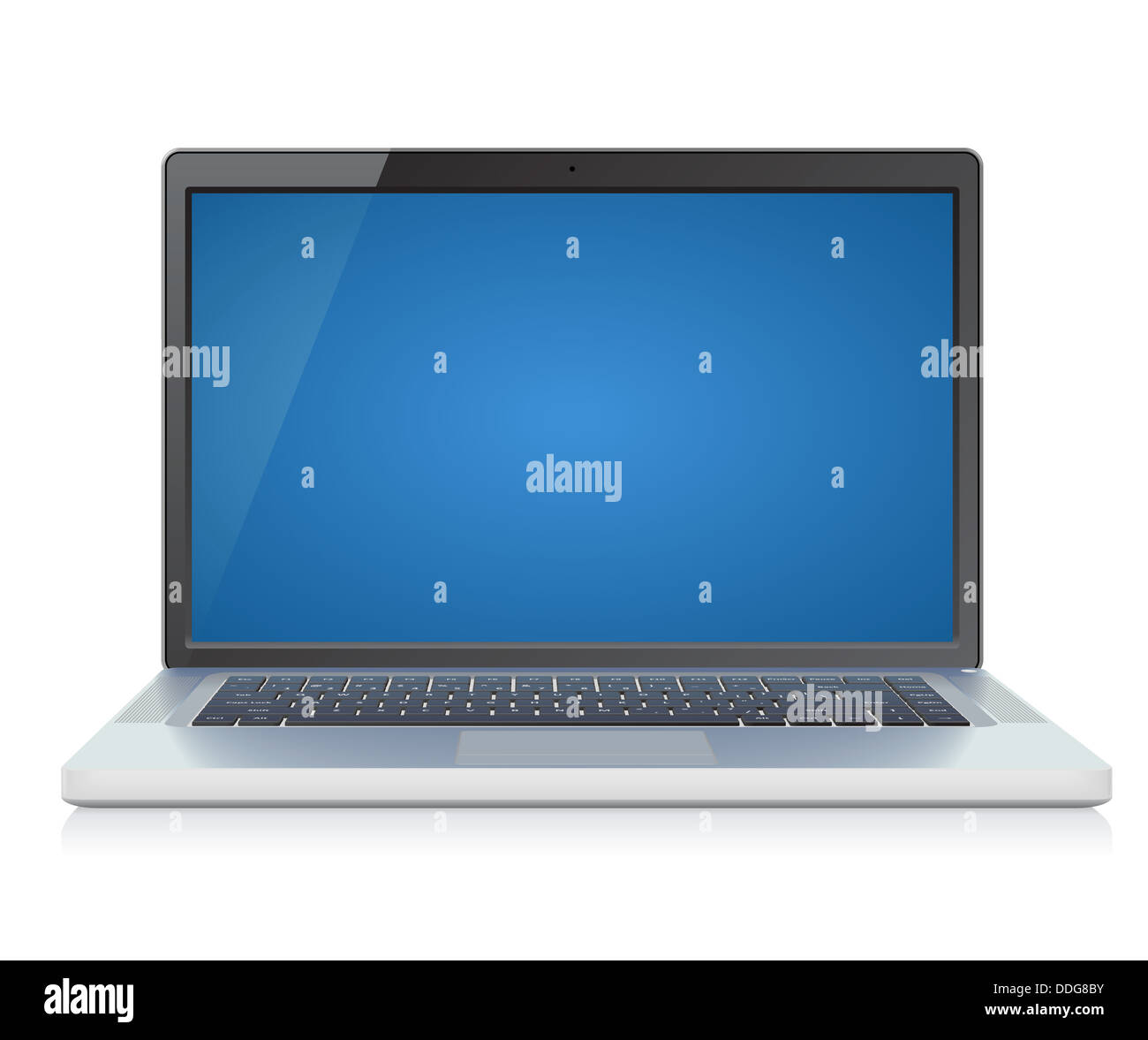 High detailed laptop. Raster version. Vector version is also available ...