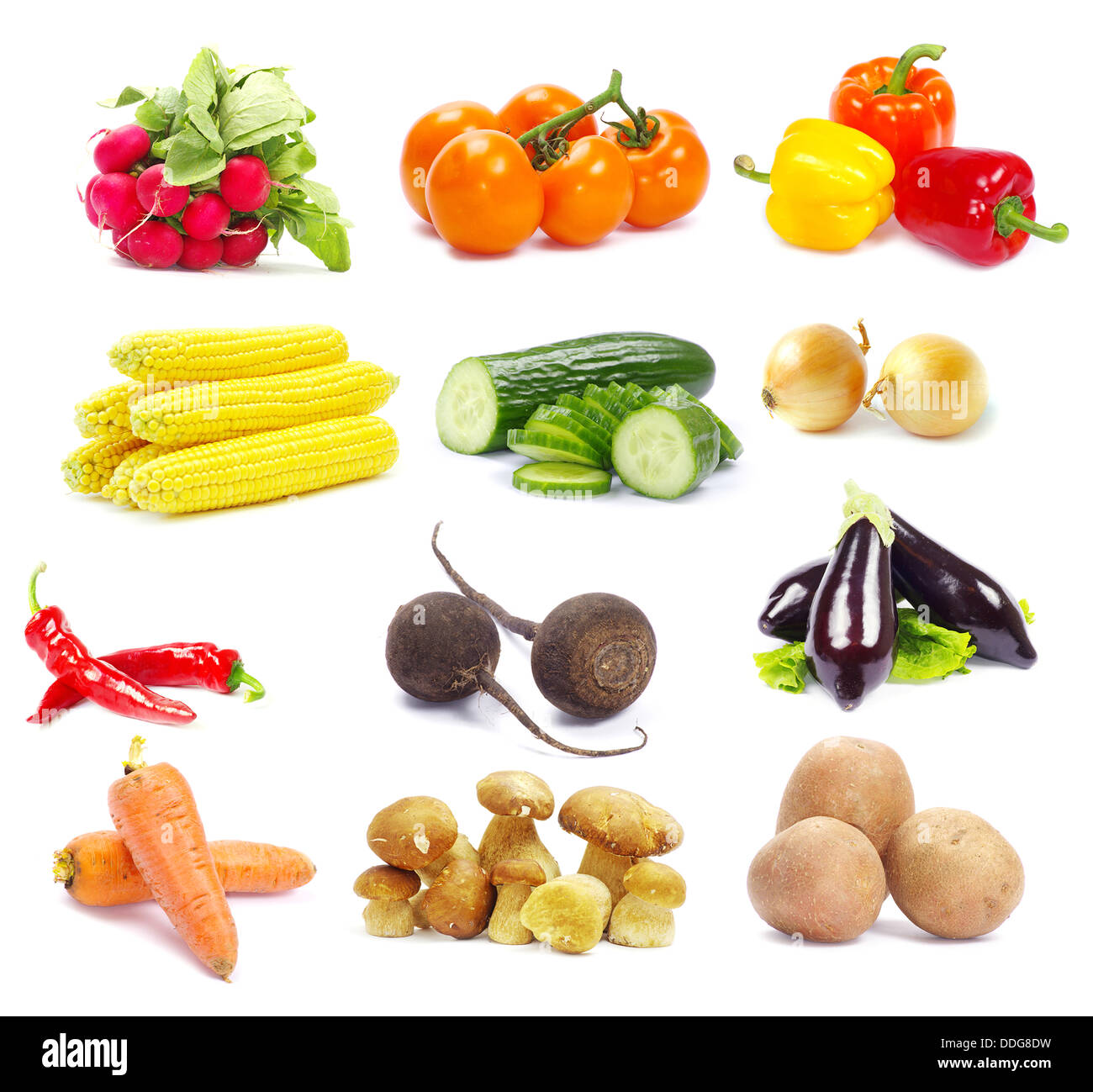 Broccoli collection Cut Out Stock Images & Pictures - Alamy