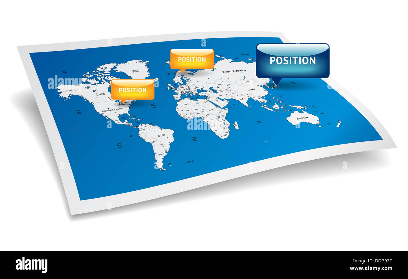 Map of marks hi-res stock photography and images - Alamy