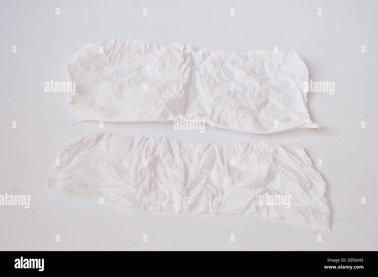 tissue paper on white background Stock Photo - Alamy