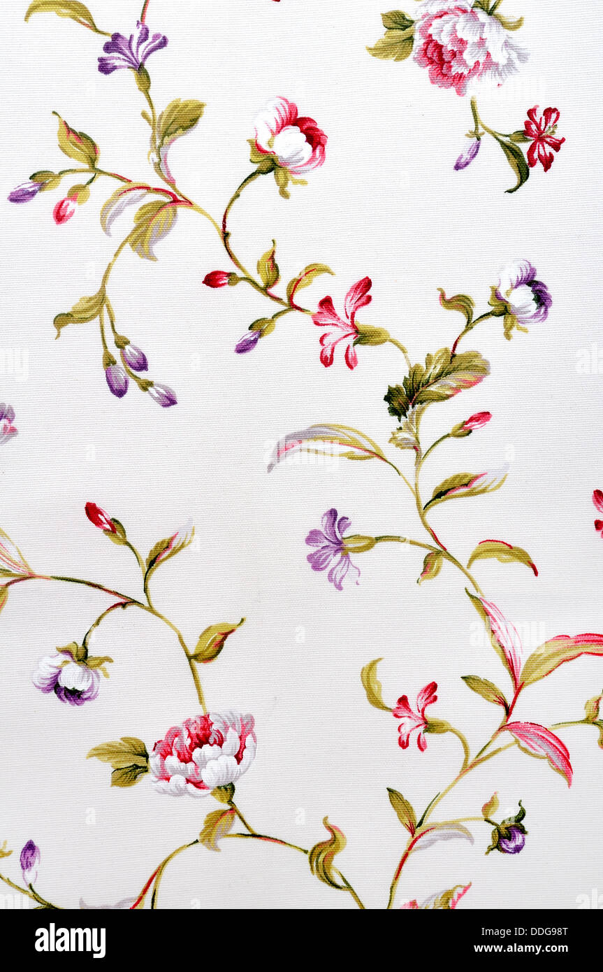 floral pattern fabric Stock Photo - Alamy