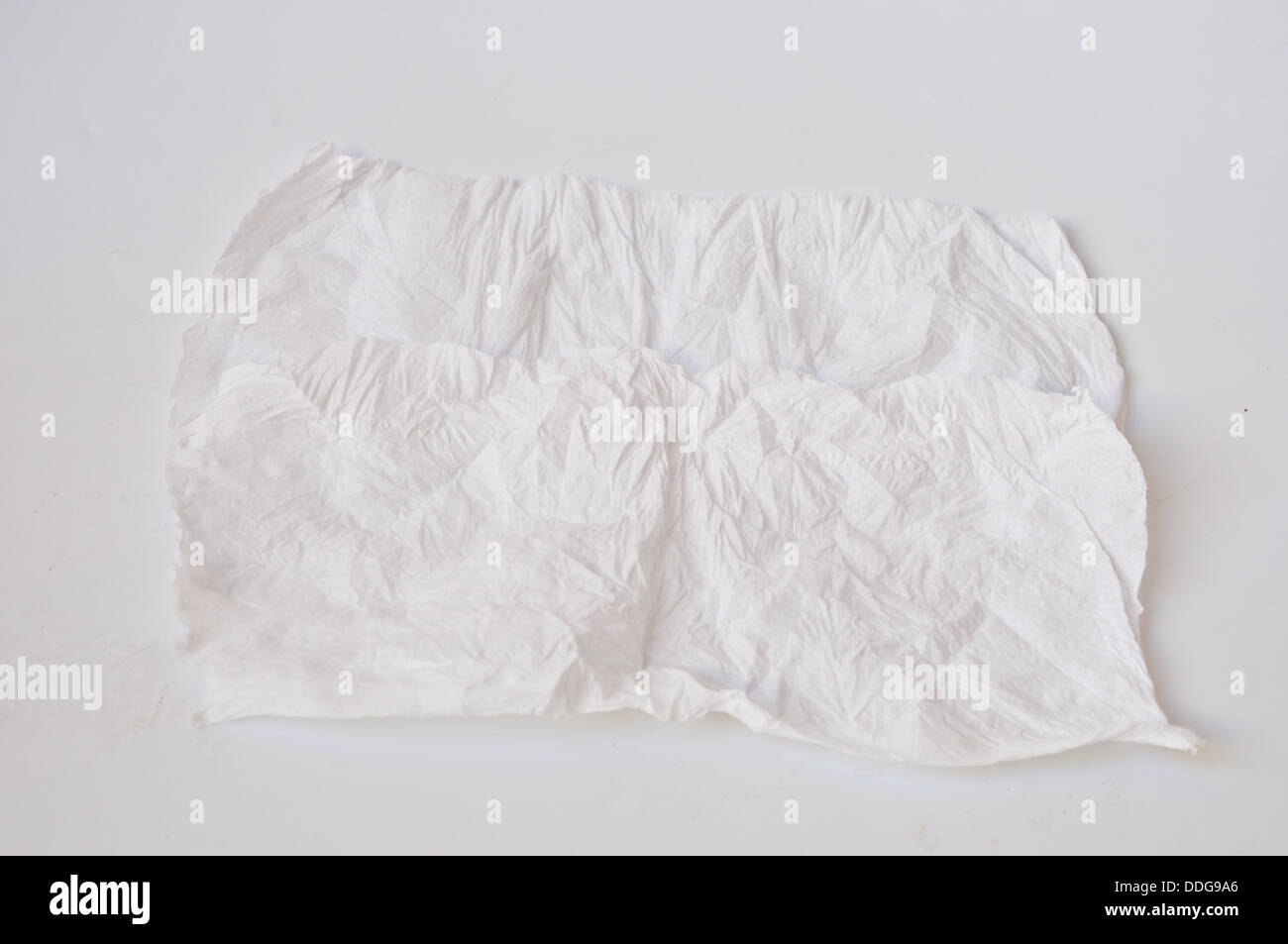 tissue paper on white background Stock Photo - Alamy