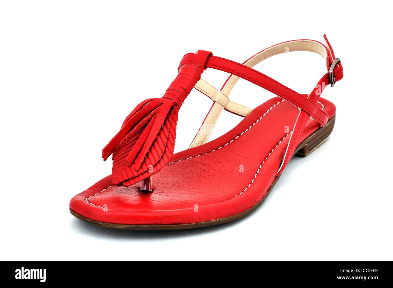 Red and white sandals hi-res stock photography and images - Alamy
