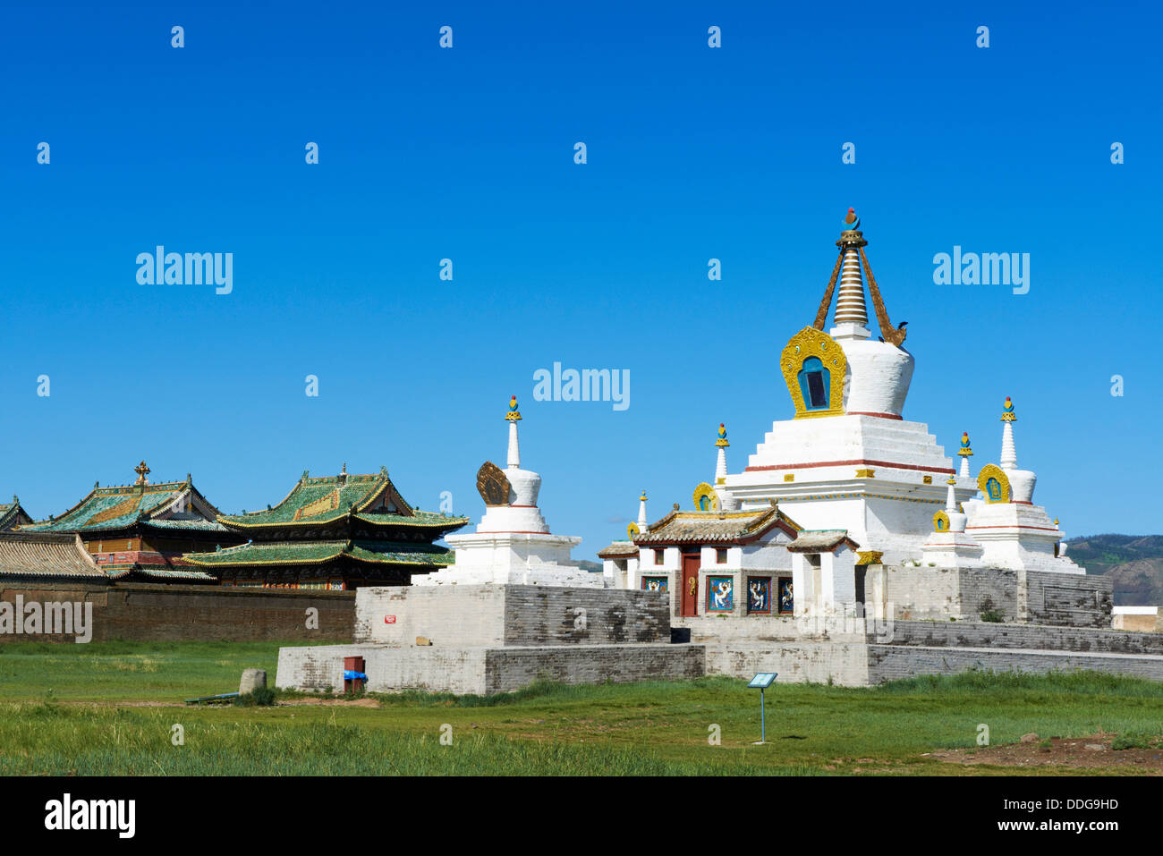 Mongolia, Ovorkhangai, Kharkhorin, Erdene Zuu Monastery, Orkhon valley ...