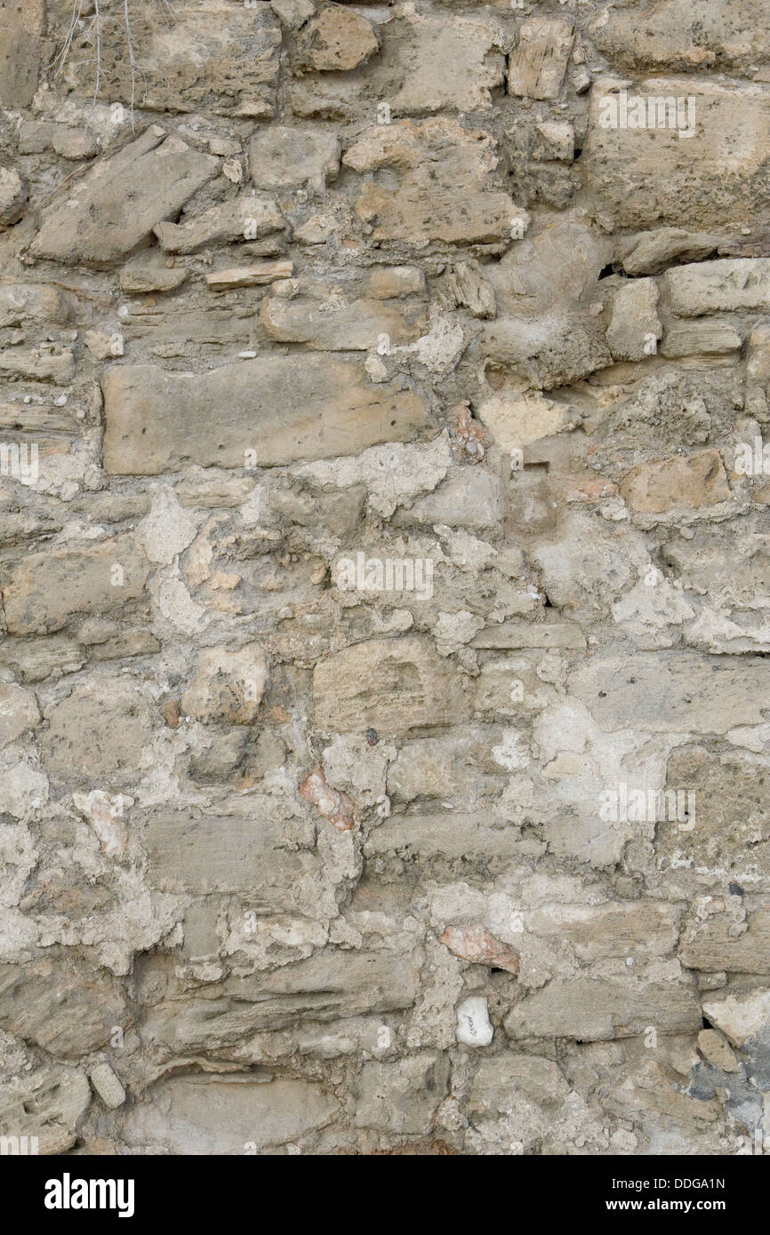 weathered stone brick wall texture Stock Photo - Alamy