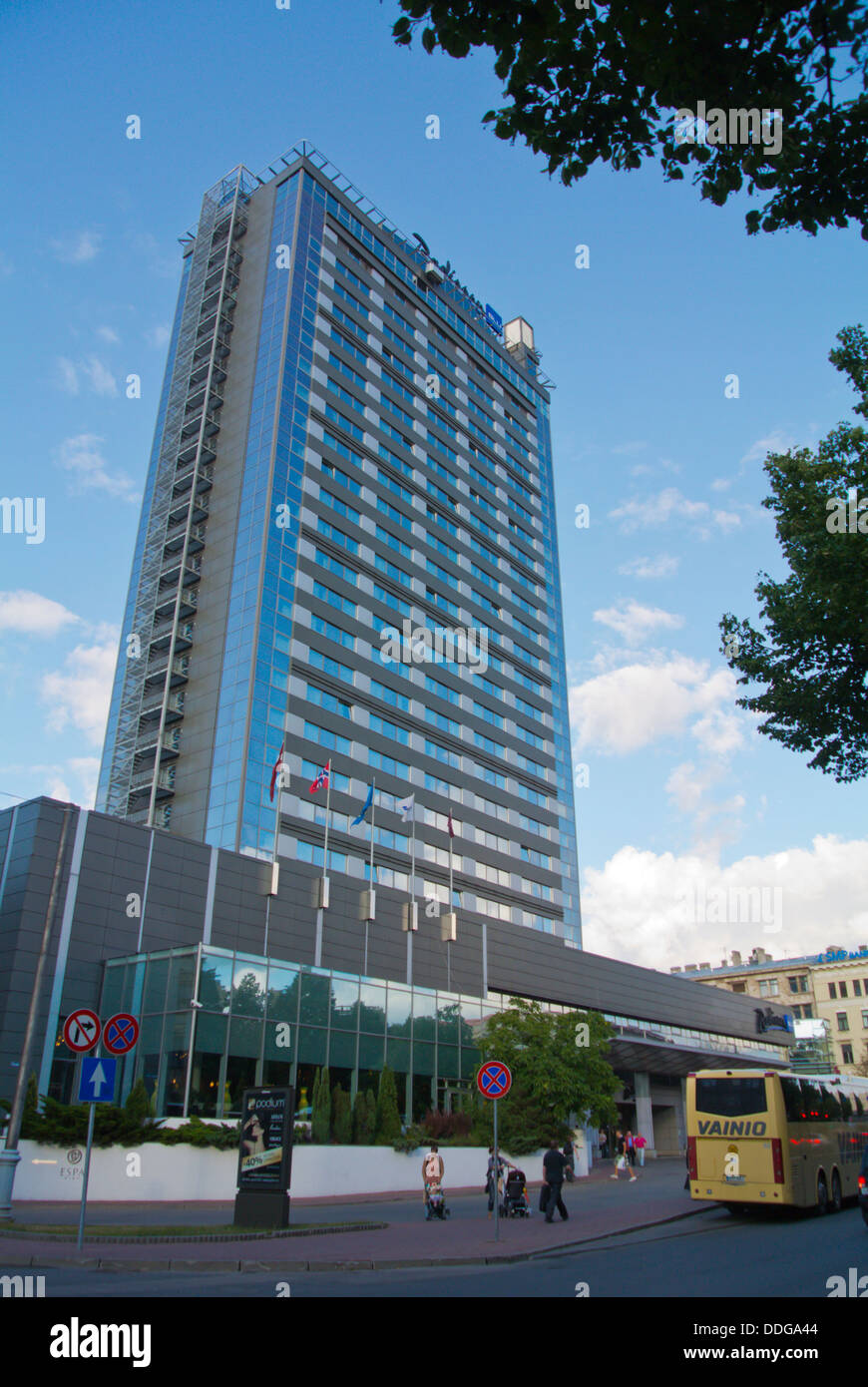 Radisson Blu hotel Elizabetes iela street central Riga Latvia the ...