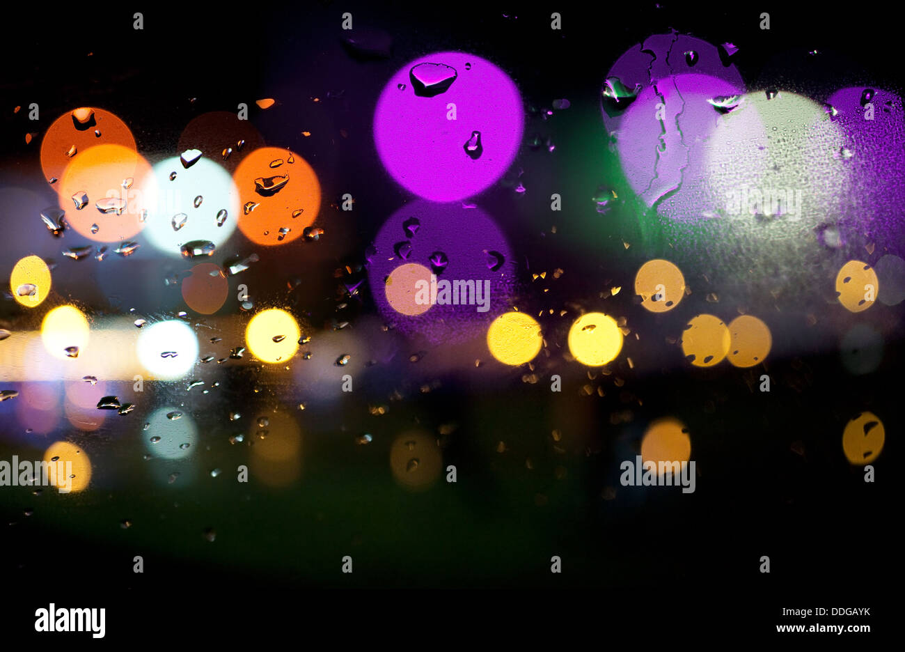 colored city lights Stock Photo - Alamy